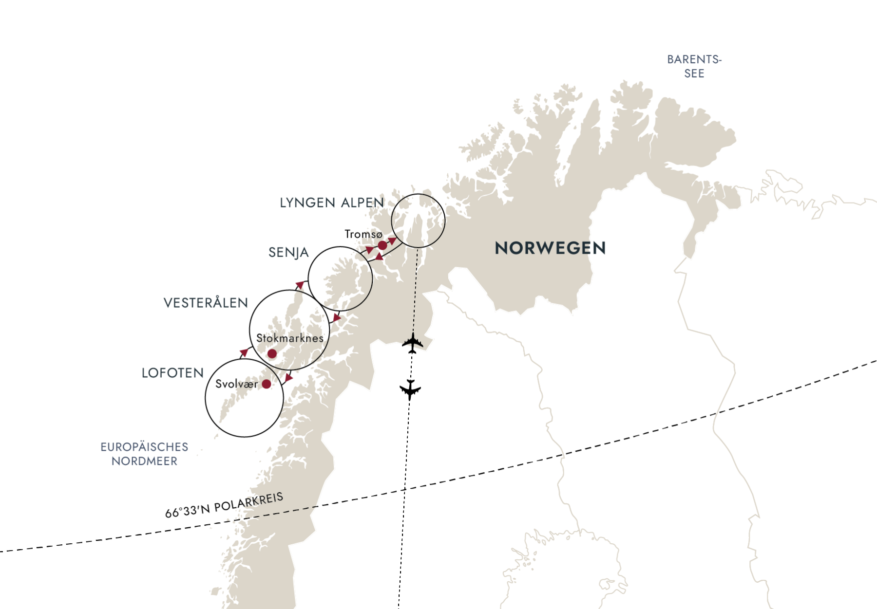 Arktisches Norwegen – Expedition unter magischem Nordlicht Hurtigruten ...